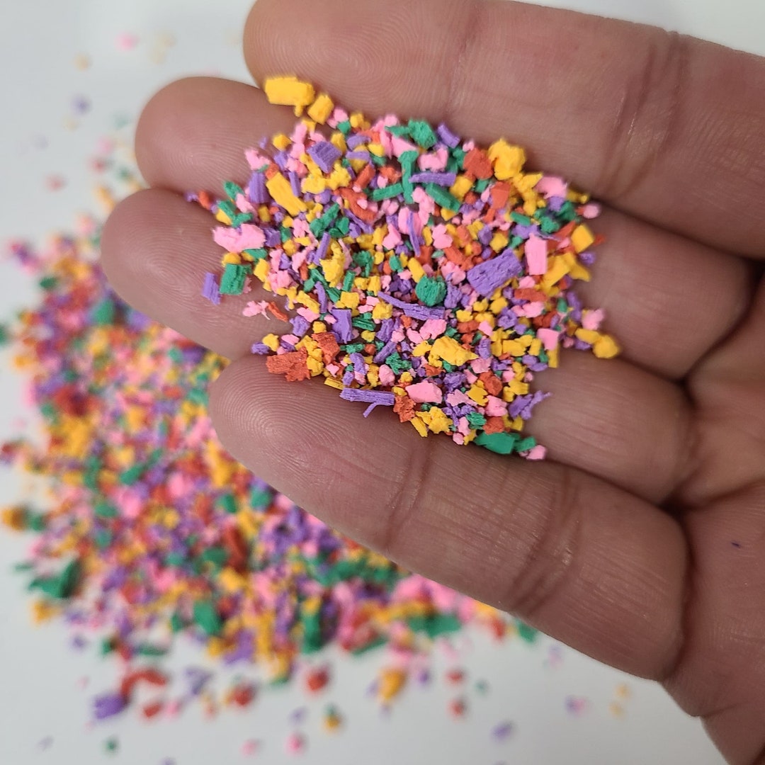 Fruity Chocolate Crumbles, Fake Candy Sprinkles, Colorful Rainbow ...