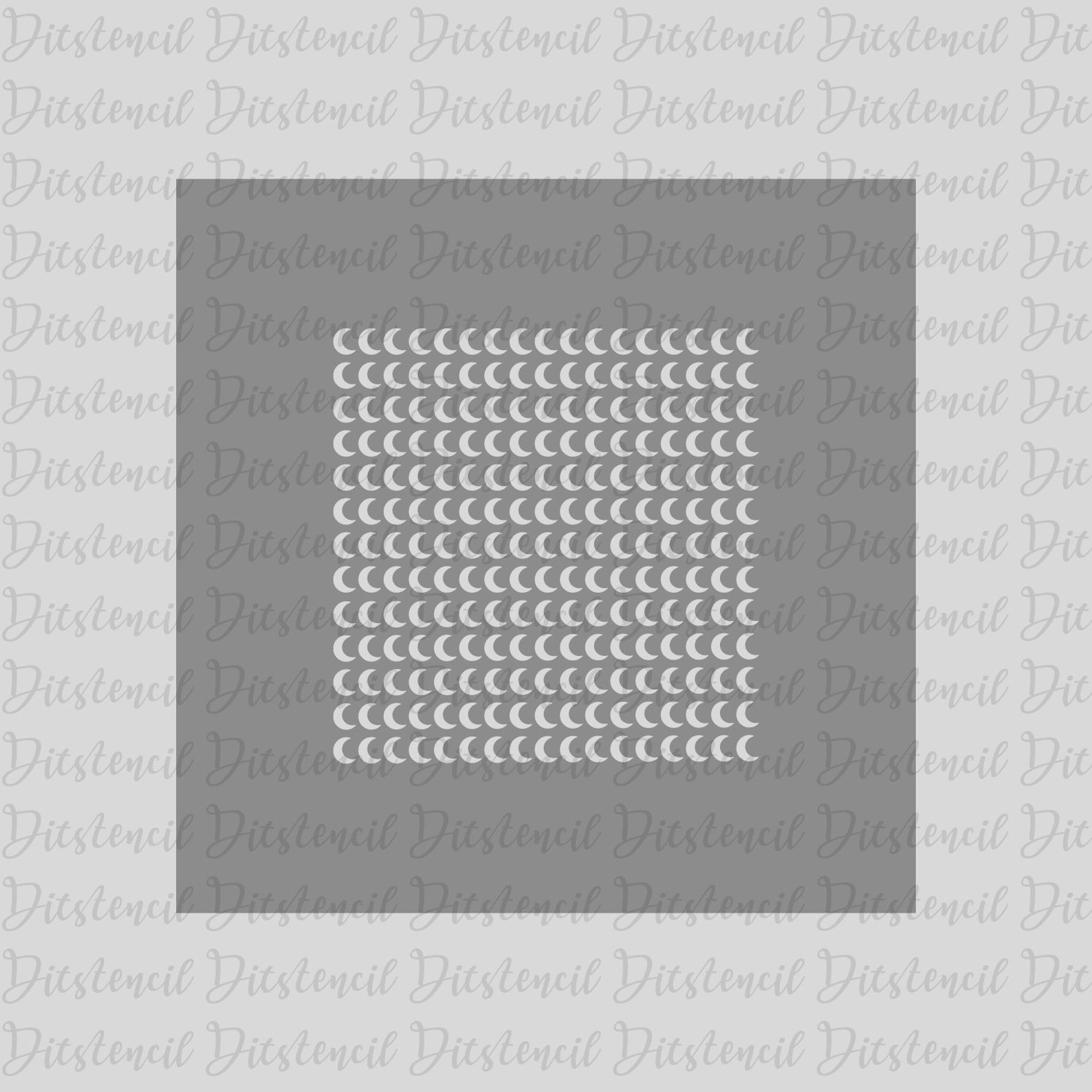 Moon Sprinkle Stencil - 0.25 Inches - Moon Sprinkles - Perfect for ...