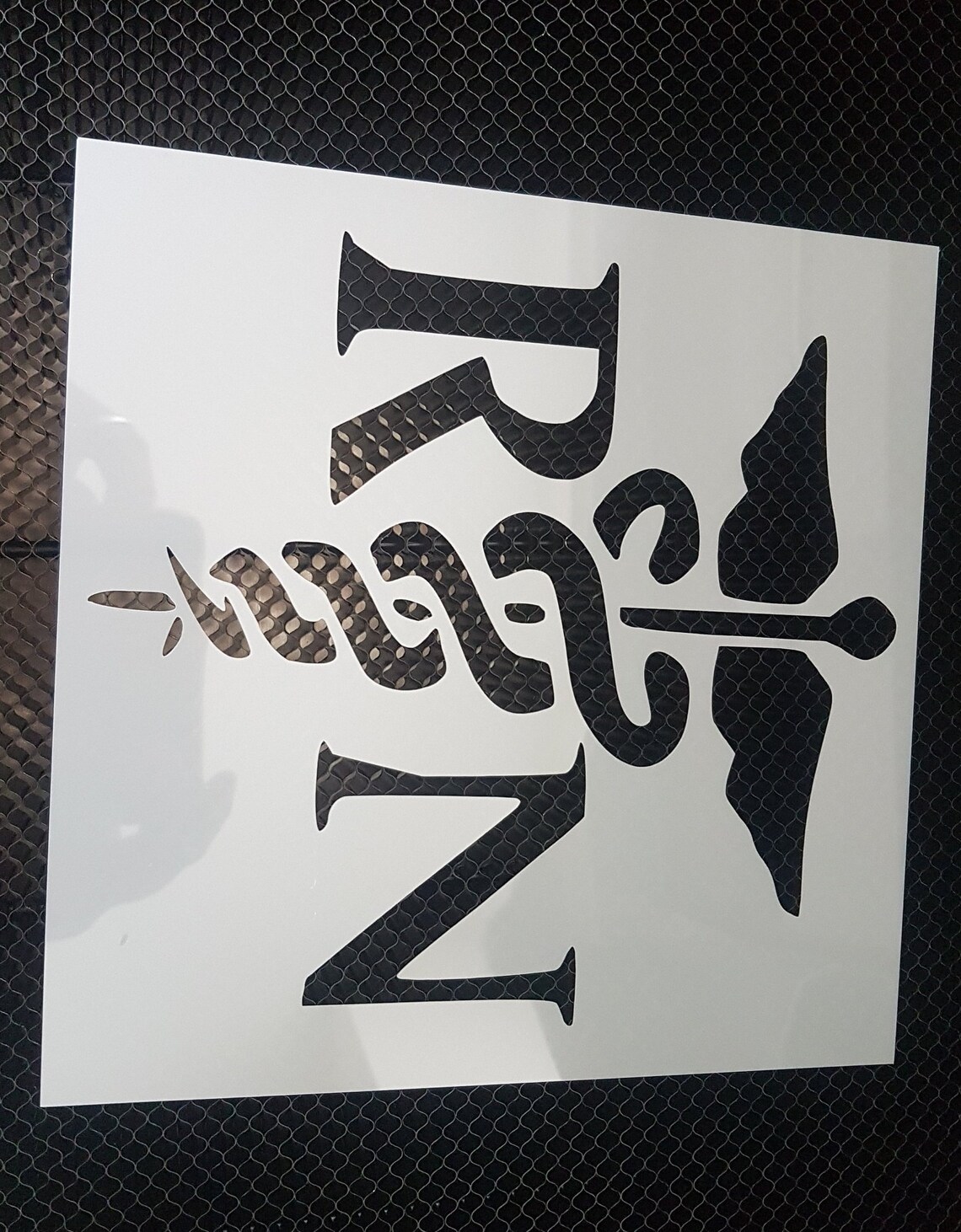 Nursing Logo Stencil RN Logo Stencil Reusable | Etsy