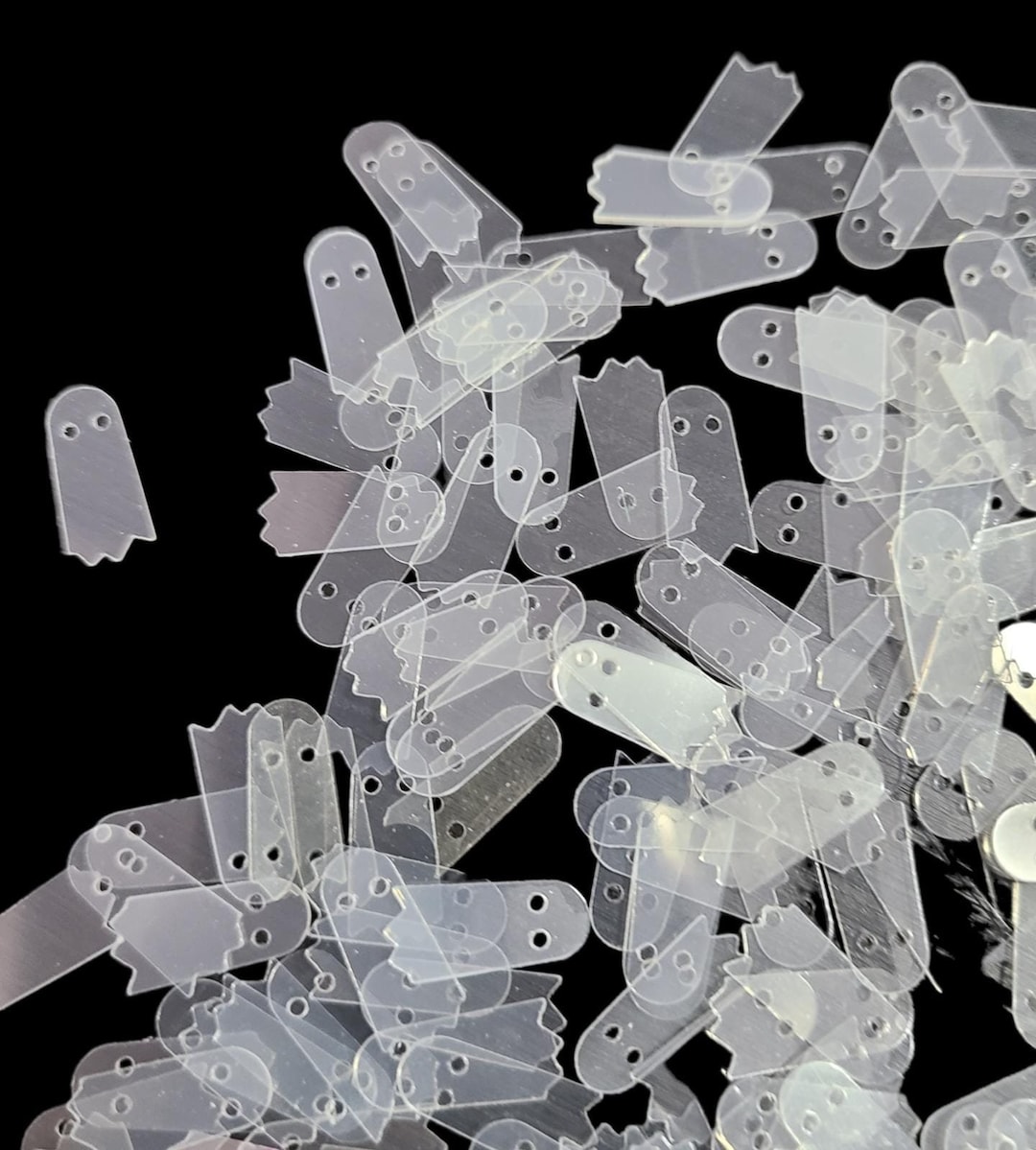 Spooky Ghost Sprinkles, Clear Halloween Ghost, Cute Clear Ghost, Shaker ...