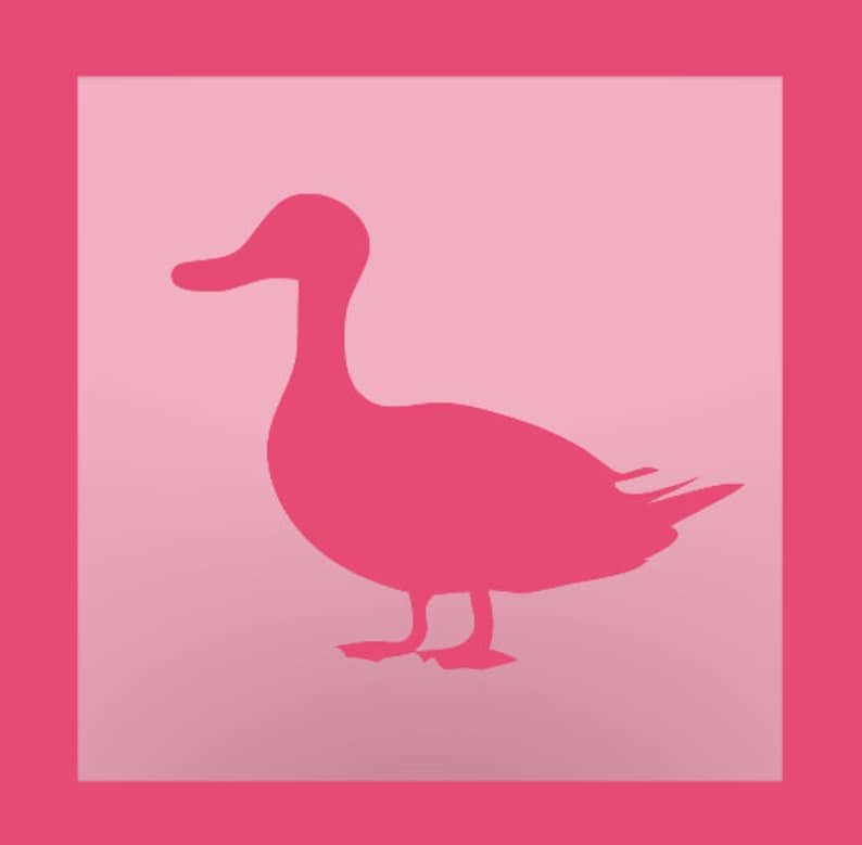 Loon Stencil Duck Stencil DIY Stencil Cookie Stencil | Etsy Canada