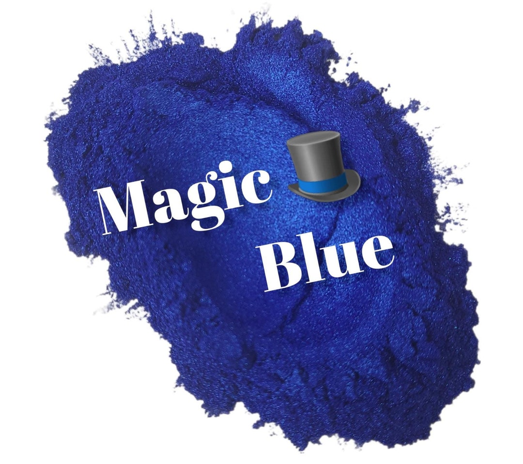 Magic Blue Cosmetic Grade Pearl Mica Powder Pigment, Craft Supplies - Etsy