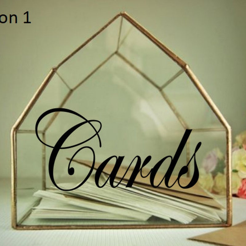 Reception Card Box - Etsy