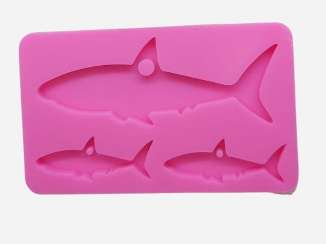 Shark Family Silicone Mold: Resin Keychain, Cake Decoration - Etsy