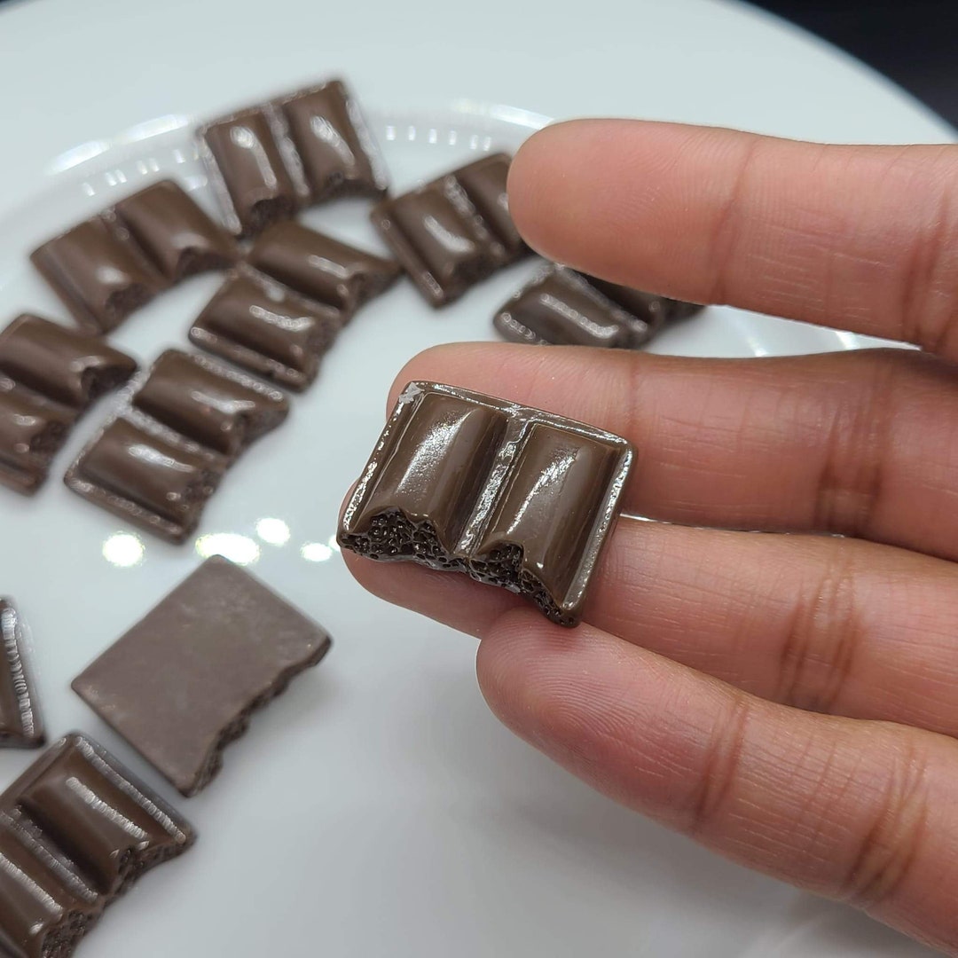 Kawaii DIY Resin Chocolate Bar & Sweets Cabochons for Craft Decoration ...