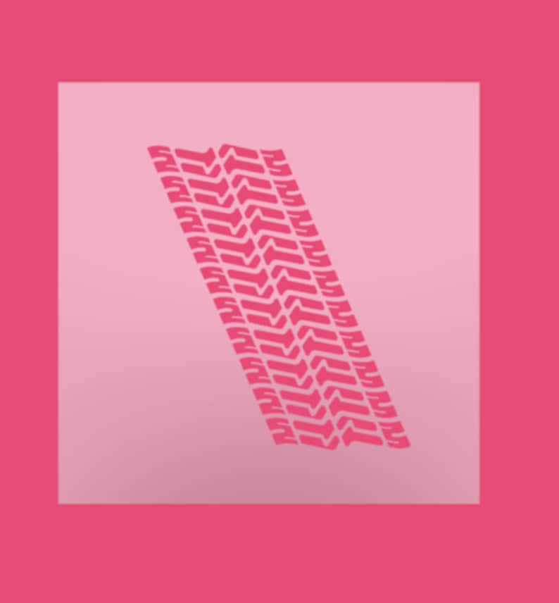 Tire Track Stencil Tire Mark Stencil Cookie Stencil DIY | Etsy