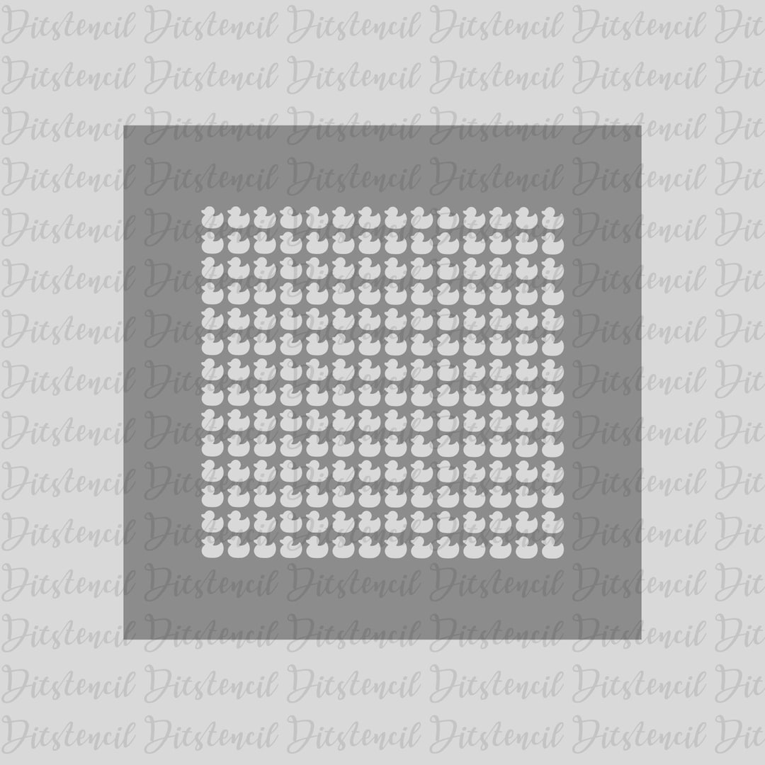 Duck Sprinkle Stencil - 0.25 Inches - Rubber Duck Sprinkles - Perfect ...