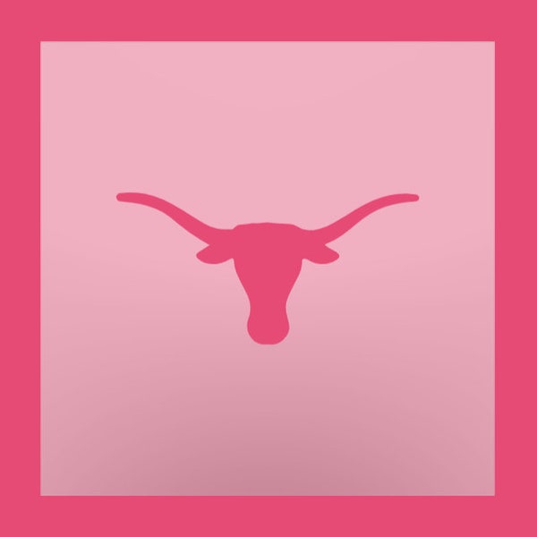Longhorns Stencil - Etsy