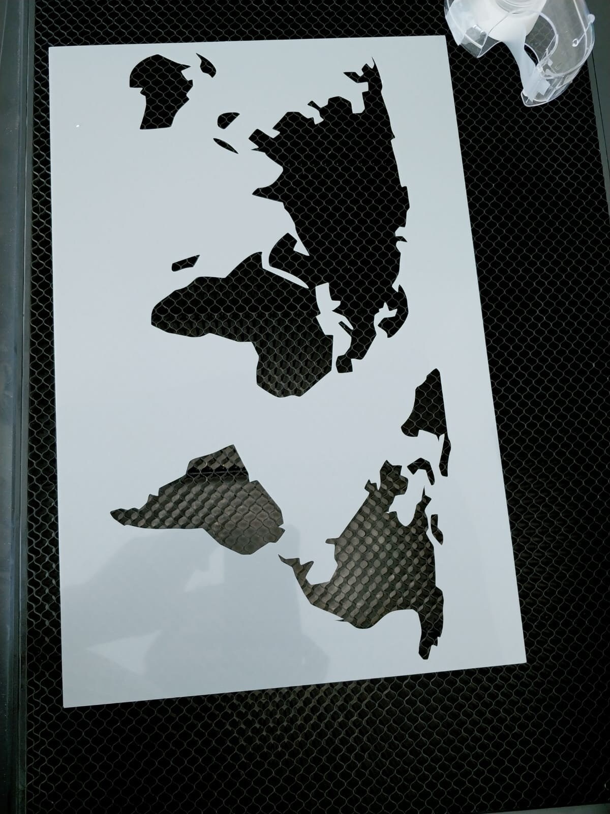 World Map Stencil DIY Stencil Multipurpose Stencil - Etsy