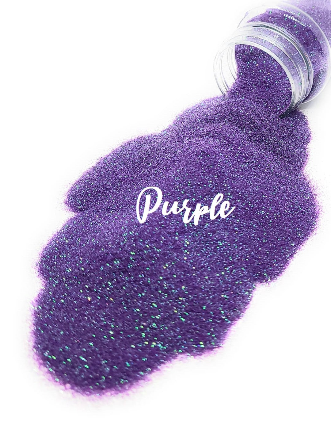 Sparkling Elegance - Mystical Purple Iridescent Fine Glitter for DIY ...