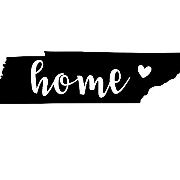 Tennessee Home Decal - Etsy
