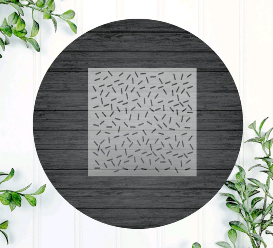 Sugar Sprinkle Pattern Stencil Sprinkled Bliss Pattern - Etsy