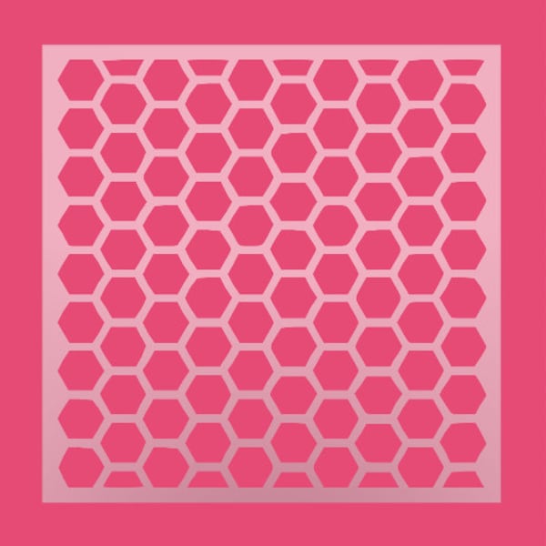 Hexagon Stencil - Etsy
