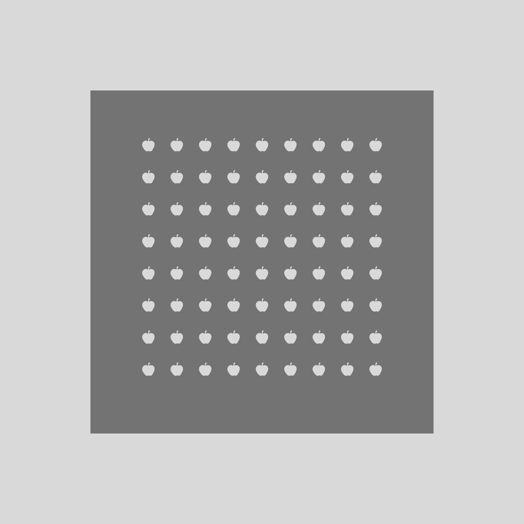 Apple Sprinkle Stencil - Reusable Fall Baking Template for Cupcakes ...