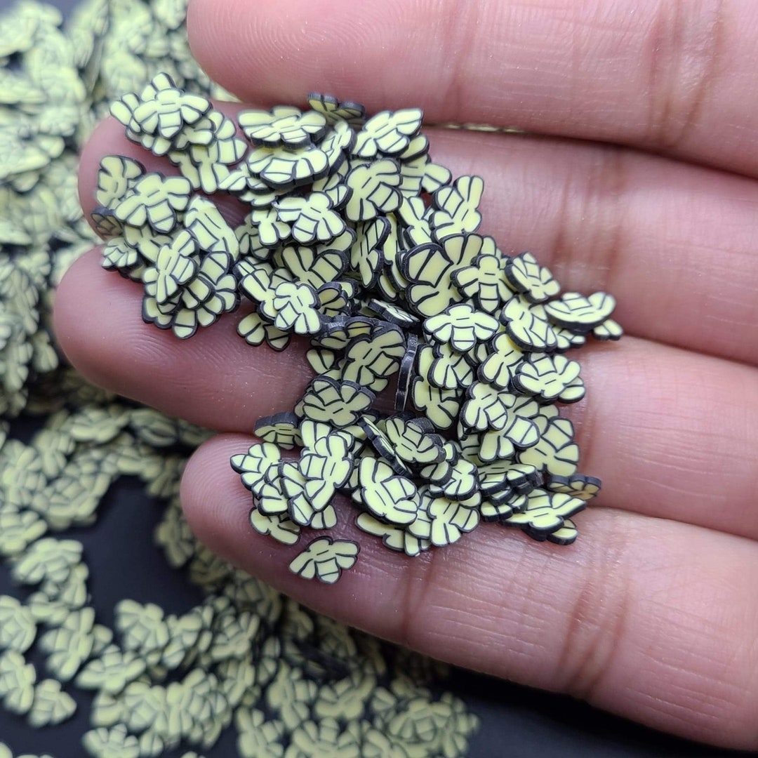 Honey Bee Fimo Slices, Nail Art Slices, Bees Polymer Clay Slices, NON ...