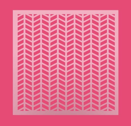 Chevron Pattern Stencil Chevron Stencil Chevron DIY - Etsy