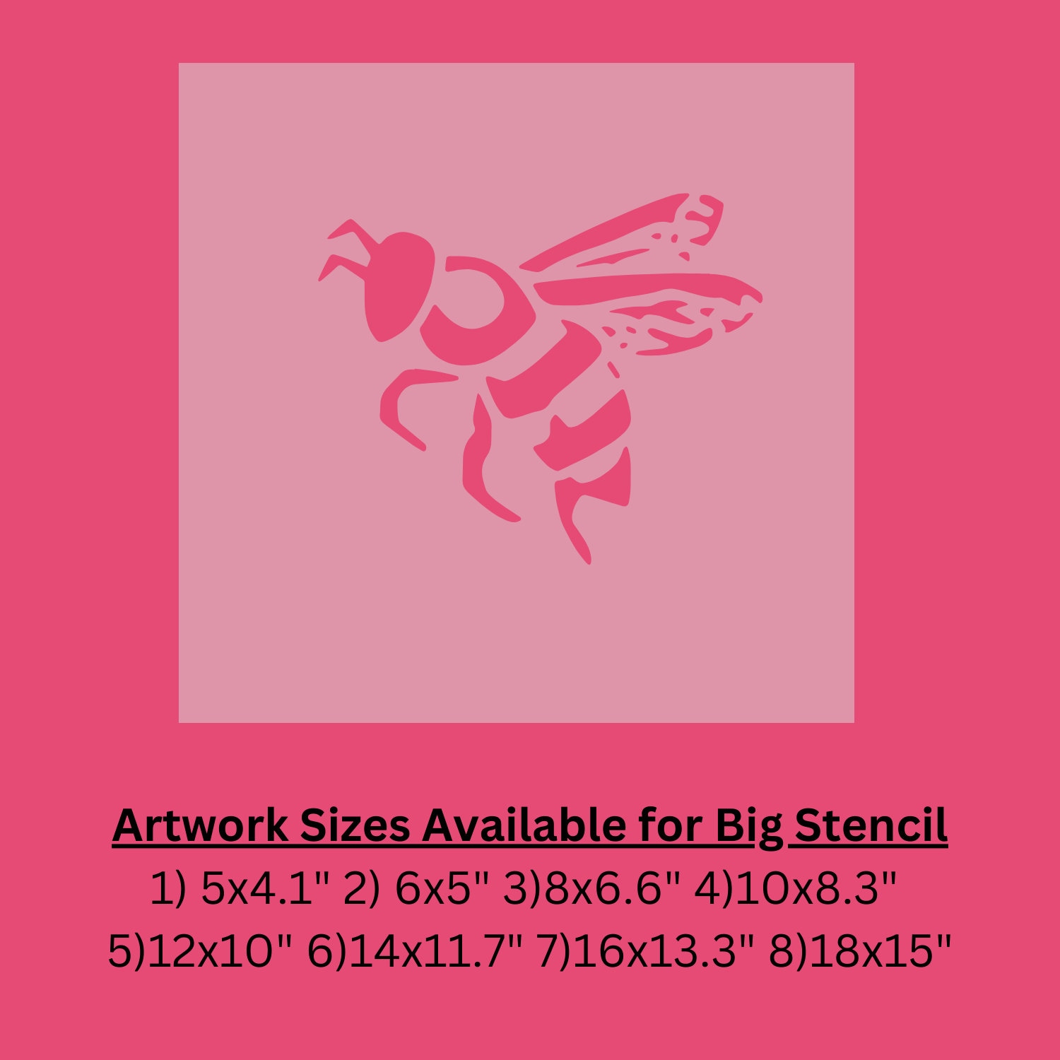 Bee Stencil for DIY Crafts - Create Bee-autiful Art With Ease ...