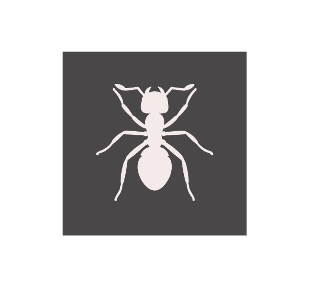 Ant Stencil - Reusable Mylar Stencil for Crafts, Walls, Furniture & DIY ...