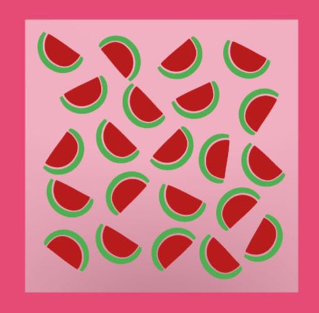 Watermelon Pattern Stencil Set - Perfect for Cookies and Airbrushing ...