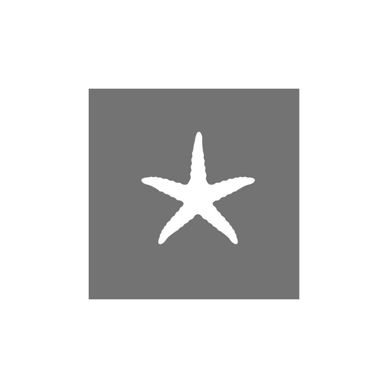 Starfish Stencil - Reusable Mylar Stencil for Crafts, Walls, Furniture ...