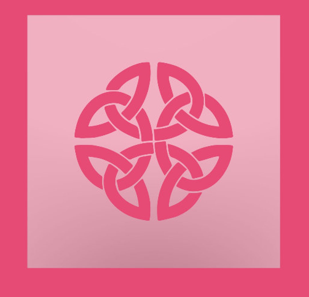 Celtic Knot Cookie Stencil - DIY Multipurpose Reusable Symbol Stencil ...