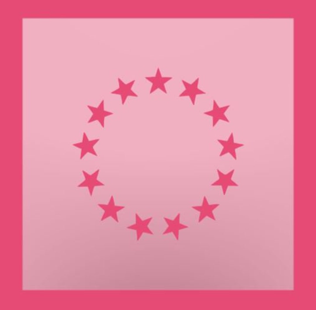 Betsy Ross Union & Stars Stencil - 13 Star DIY Craft Reusable Cookie ...