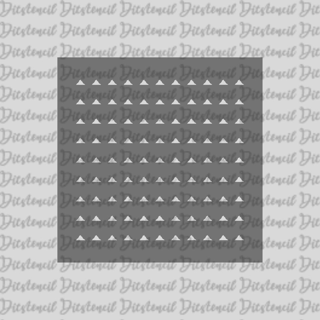 Mountain Sprinkle Stencil for Cakes, Crafts & Coffee | Reusable Nature ...