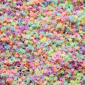 5MM Mixed Color Glow-in-the-dark Star Polymer Clay Sprinkles,craft ...