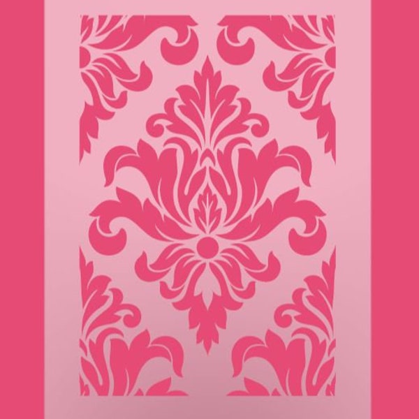 Damask Art Print - Etsy