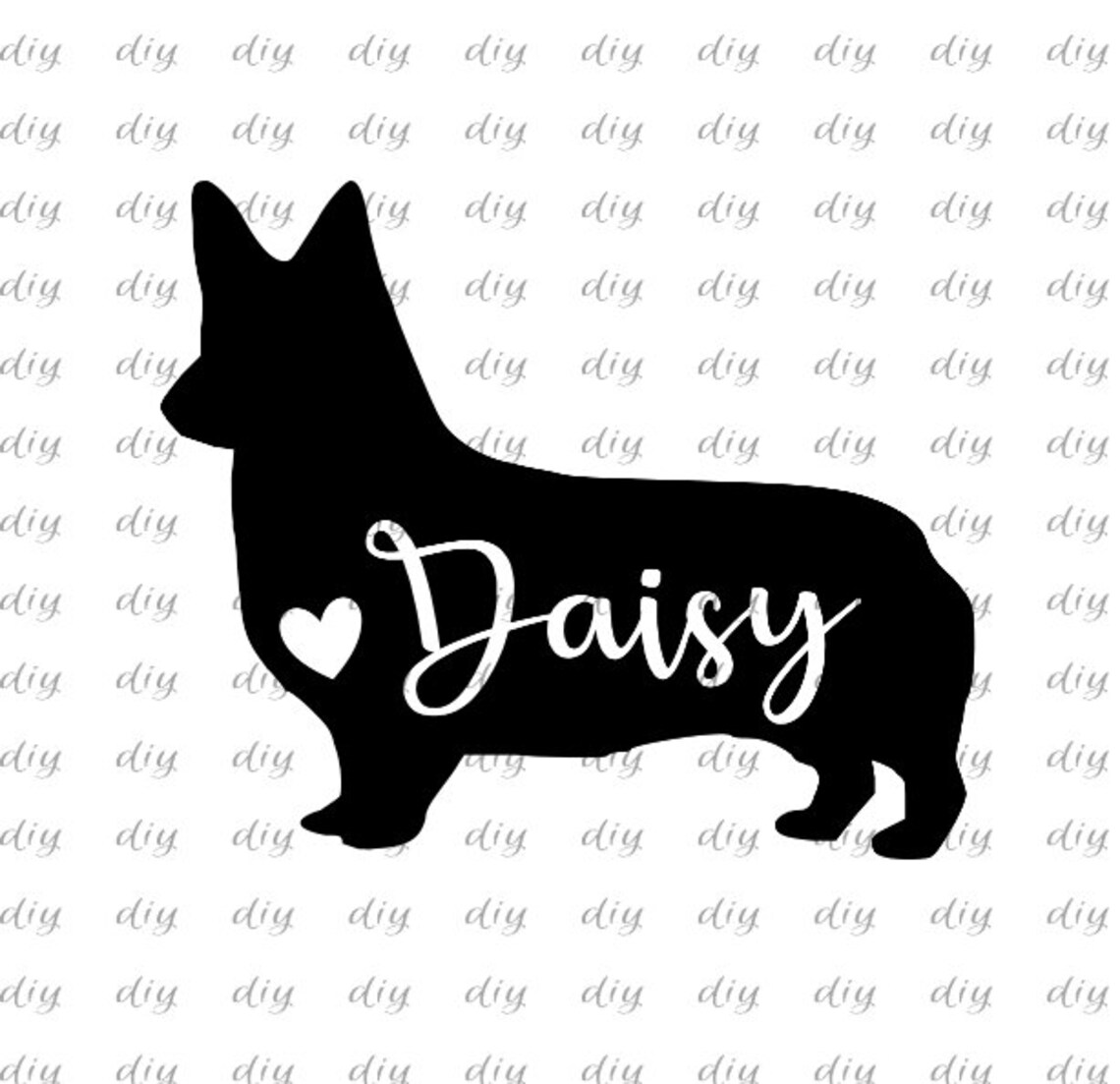 Corgi Decal Custom Decal Corgi Dog Decal Personalized Dog - Etsy