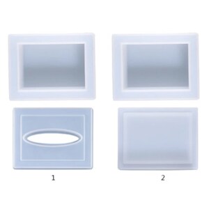 Napkin Box Silicone Mold, Tissue Box Mold, Jewelry Box Mold, Epoxy ...
