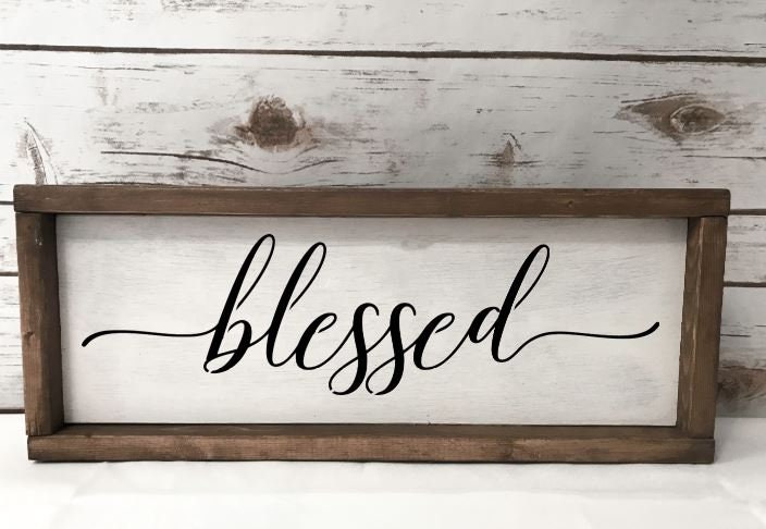 Blessed Stencil Blessed Stencils With Tails Stencils for - Etsy
