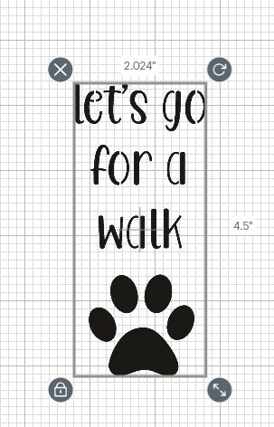 Let's Go for A Walk Stencil - Dog Leash Holder Stencil - Etsy