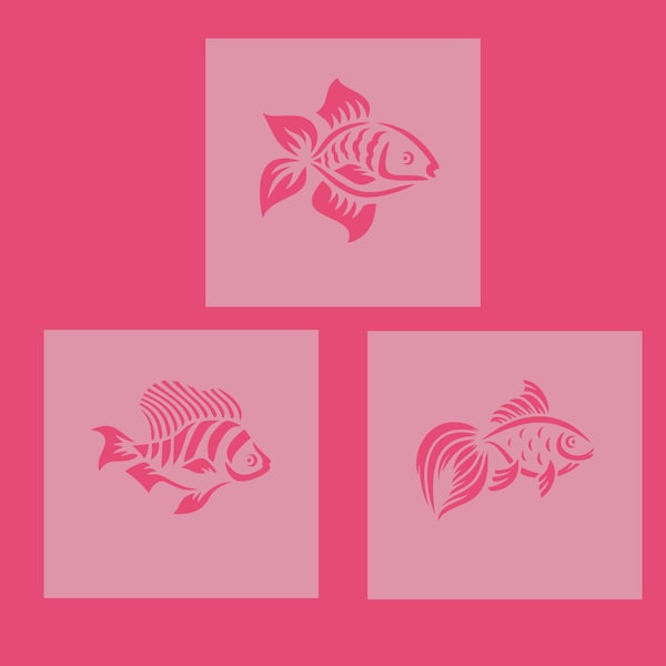 Fish Stencil - Etsy