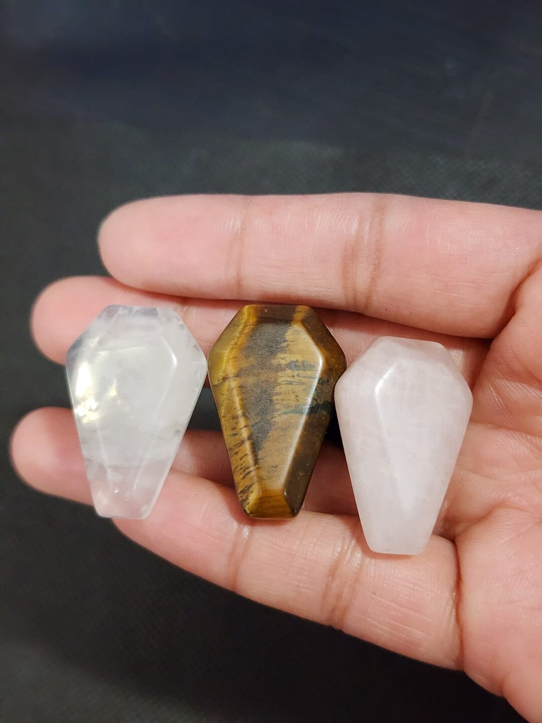 Coffin Vent Clips Gemstone Coffin Vent Clip Crystal Coffin - Etsy