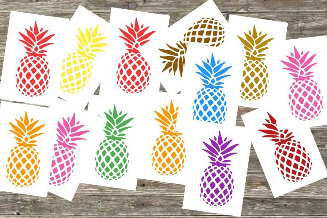 Pineapple Decal - Custom Pineapple Decal - Car Decal - Summer Decal ...