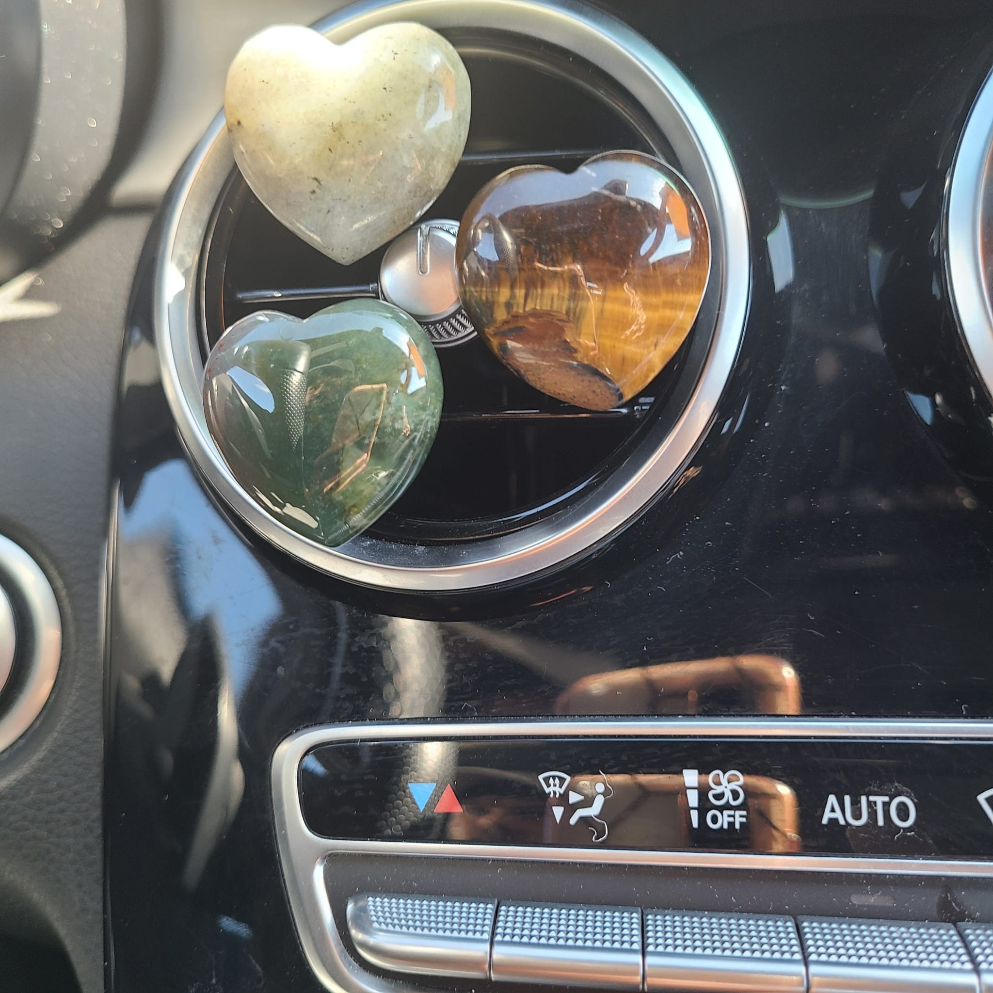 Heart Car Vent Clips, Car Crystal Vent Clip, HEART Vent Clips, Crystal ...