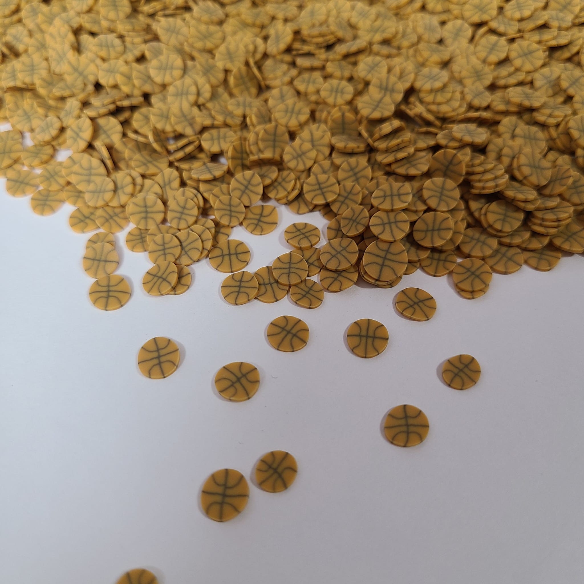 Basketball Polymer Clay Fake Sprinkles Fimo Fake Kawaii Ball - Etsy