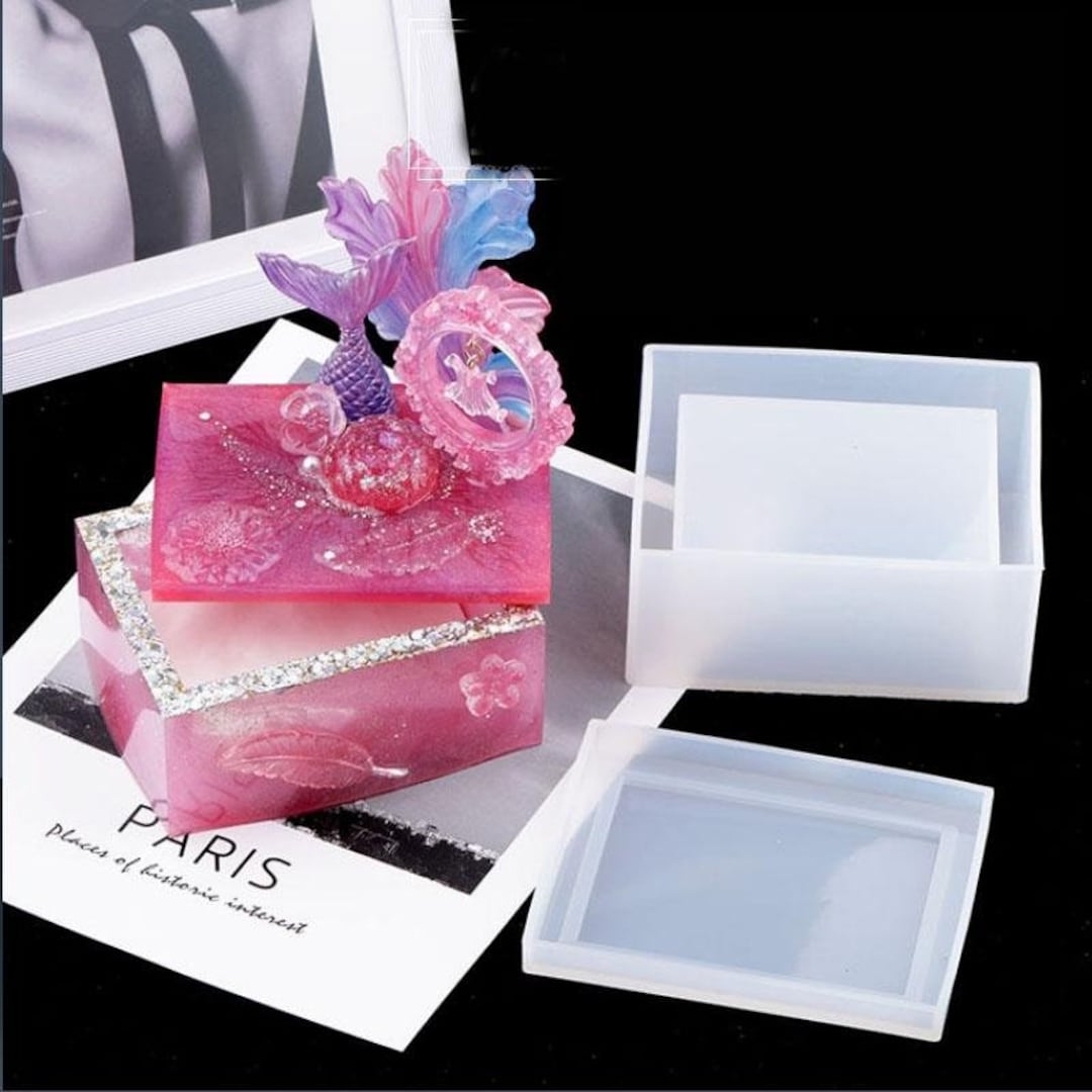 Napkin Box Silicone Mold, Tissue Box Mold, Jewelry Box Mold, Epoxy ...