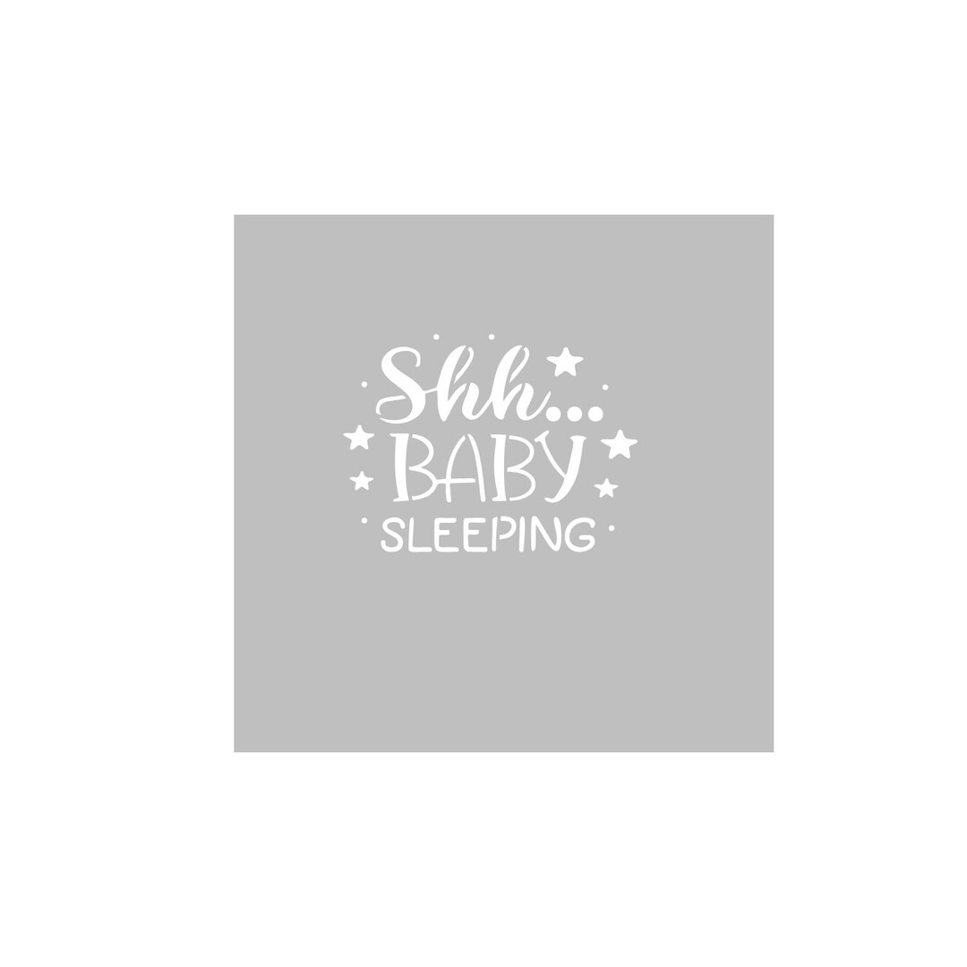 Shhh Baby Sleeping Stencil - Shhh Baby Sleeping Quiet Time Theme ...