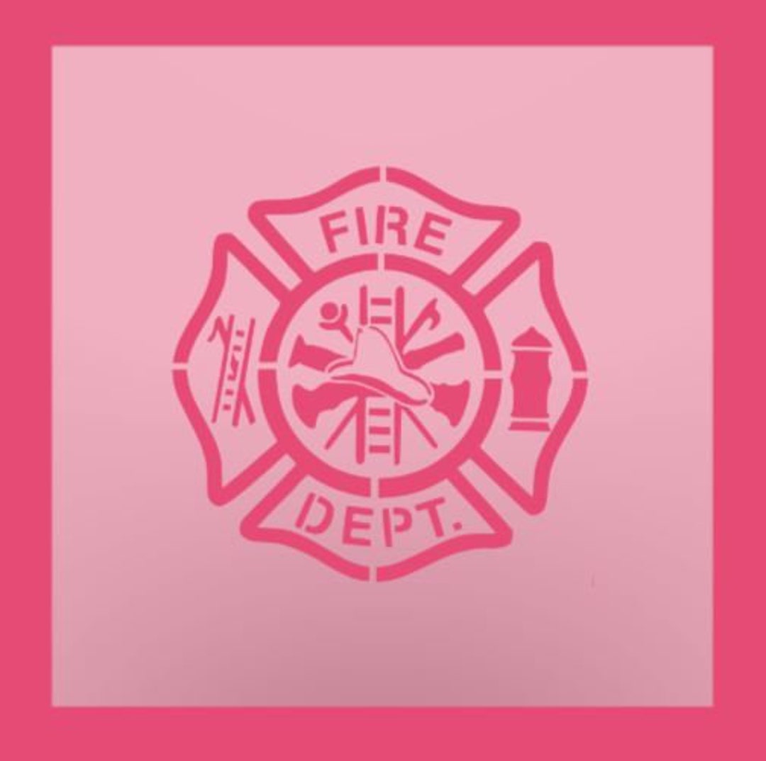 Fire Department Stencil Set - Perfect for DIY Projects and Multipurpose ...