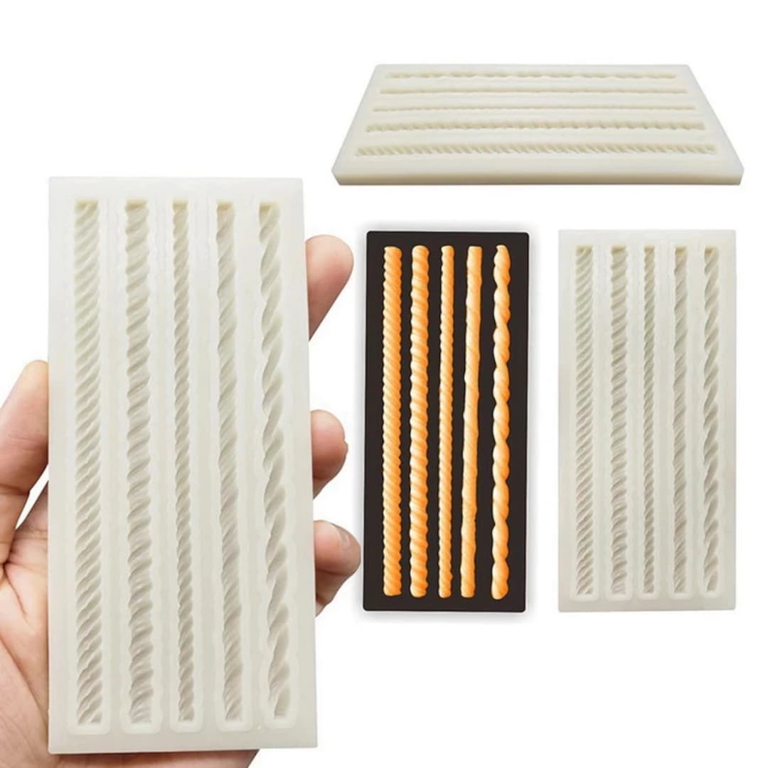 Ropes Mold, Ropes Variety for Small Treats, Rope Mold, Fondant ...