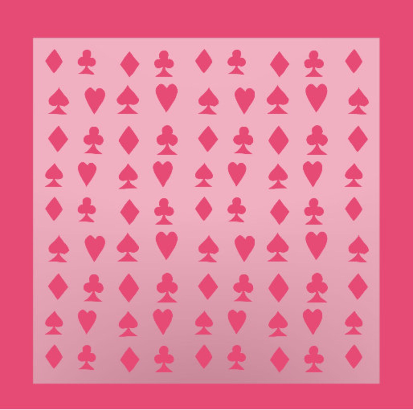 Reusable Poker Playing Cards Suits Stencil for Cookies and Airbrushing ...