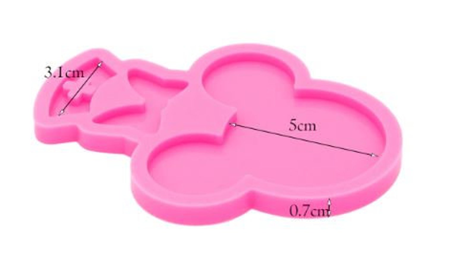 Shiny Mouse Head Mold No Hole Mouse Head With Bow and - Etsy Canada