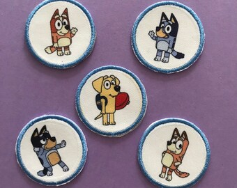 Bluey Patch - Etsy UK