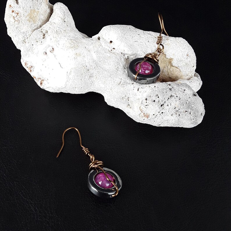 The Ring Healing Stone Earrings Exclusively Made AAA - Etsy
