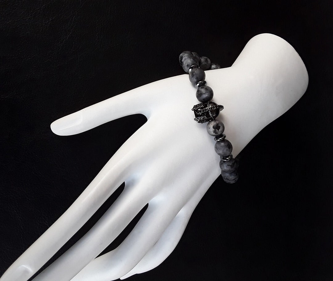 Orpheus Aura Spartan Version Energy Infused Bracelet Made of Jasper and ...