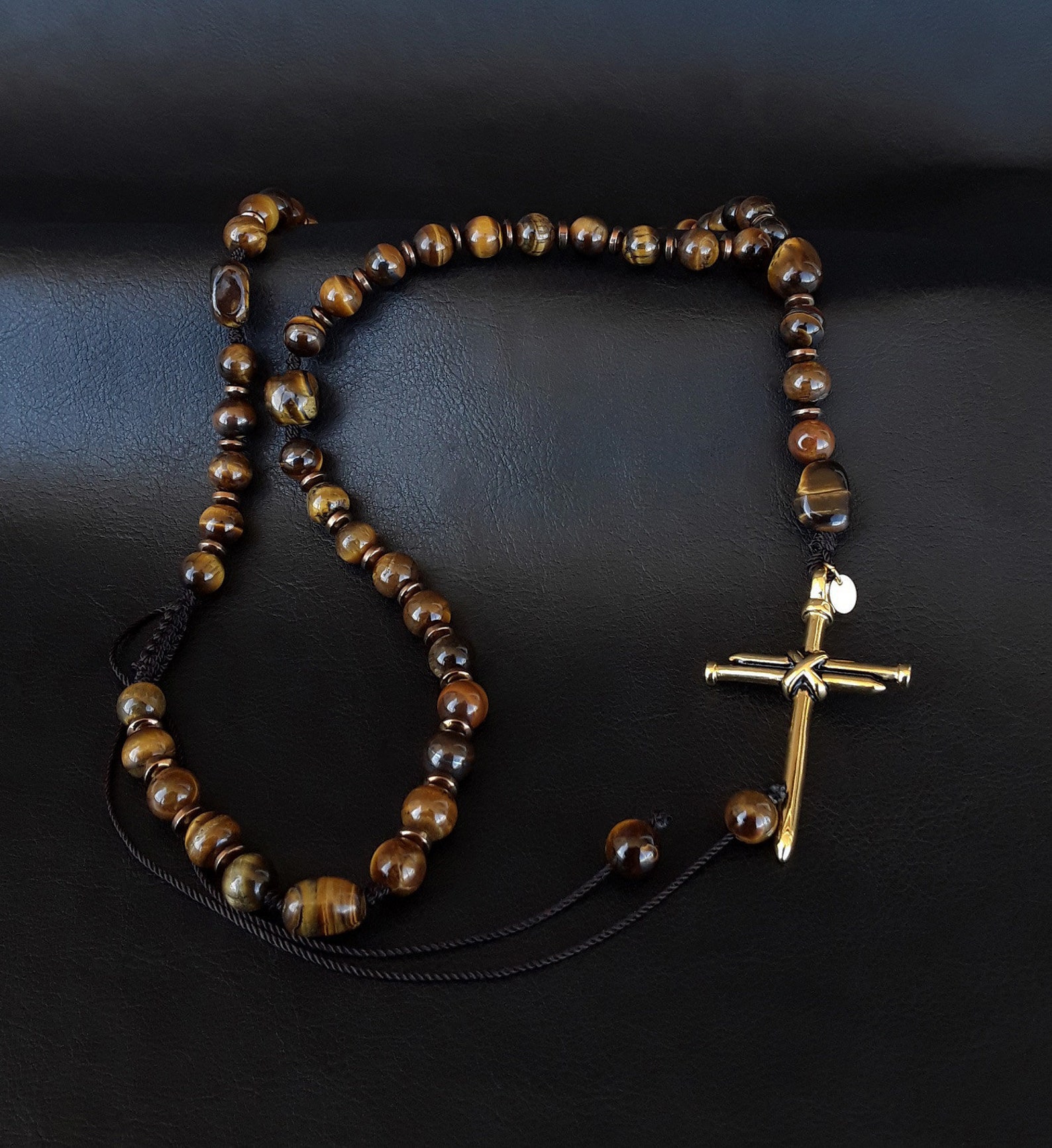 The Christ Nail 5 Decade Catholic Rosary Made of High Quality | Etsy