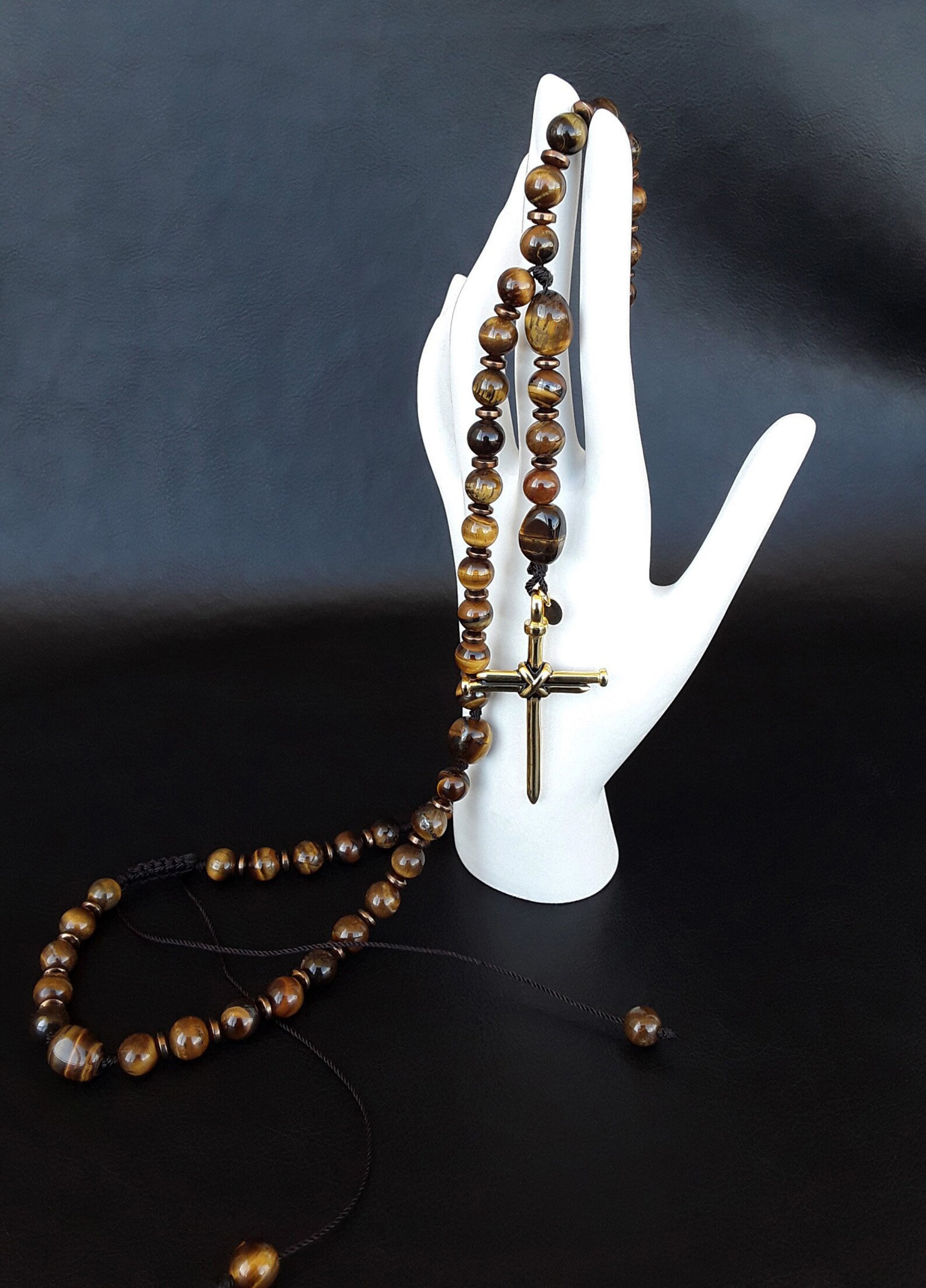 The Christ Nail 5 Decade Catholic Rosary Made of High Quality | Etsy