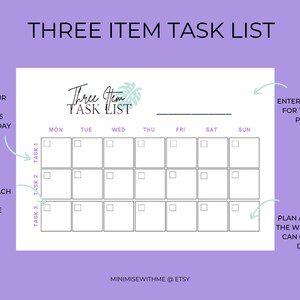 Task List Planner, Day Planner, Organization Printables, Organisation ...